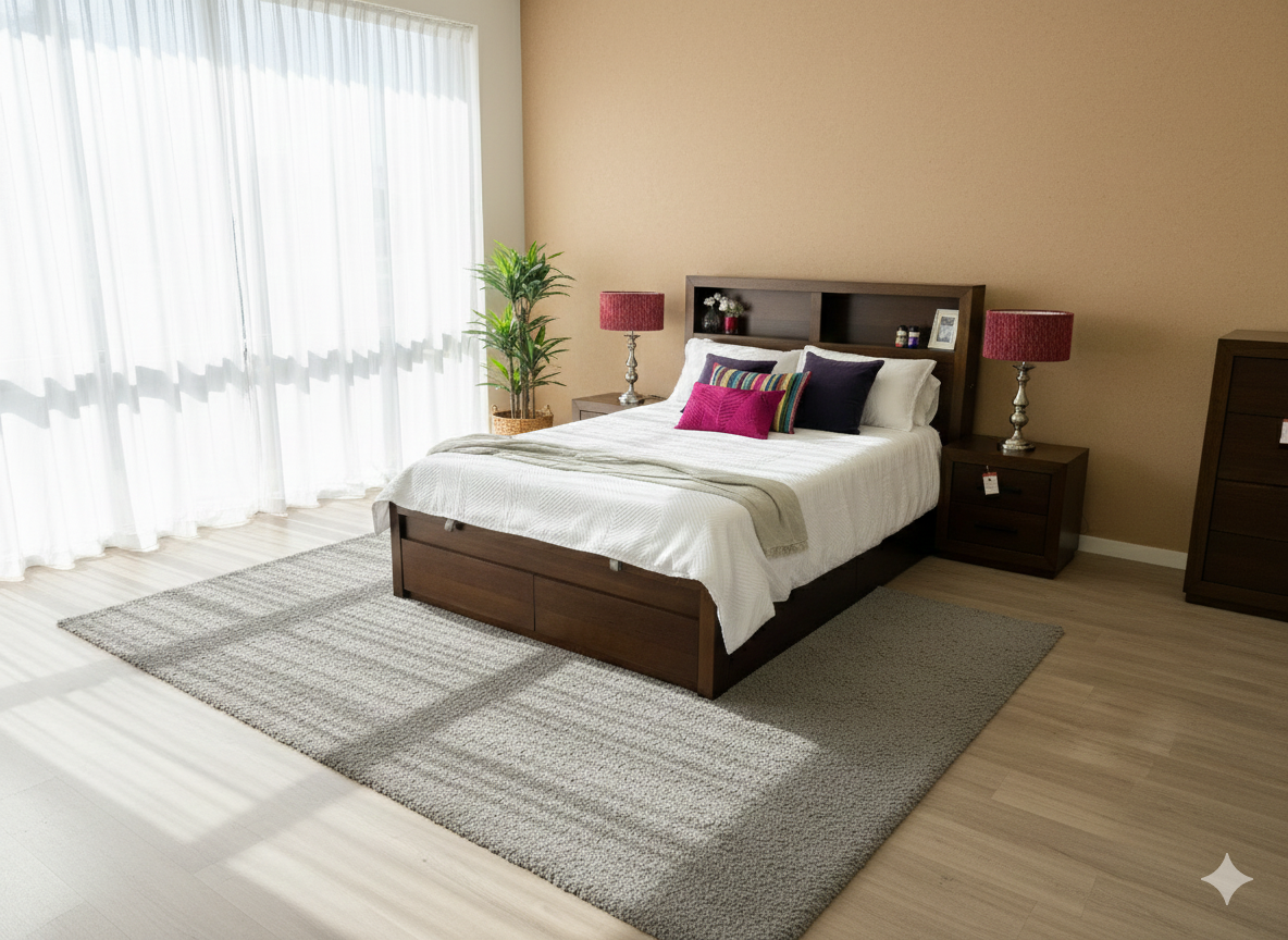 Como – Gas Lift with drawers – BEDS4U
