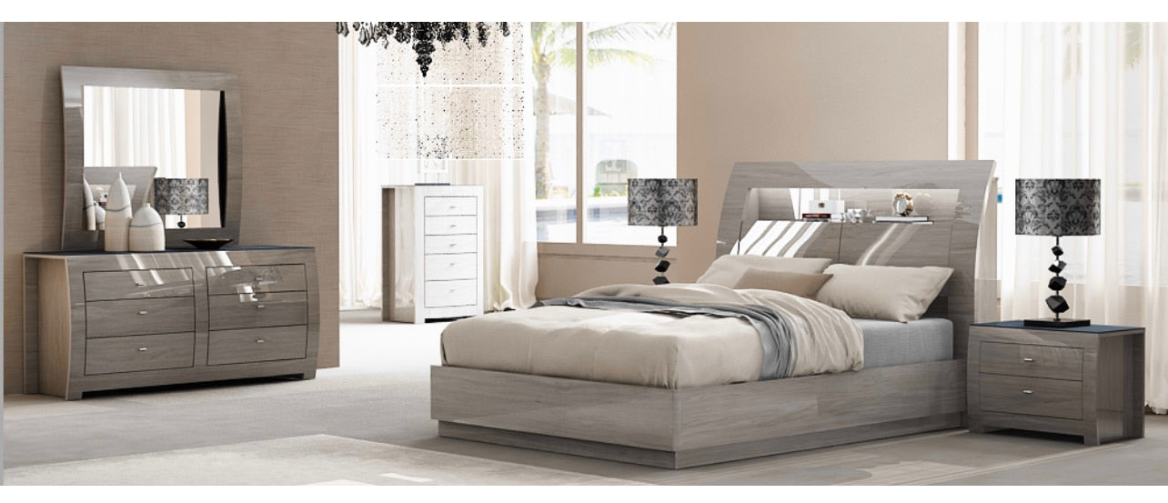 Matrix Gas Lift Bed Chestnut – BEDS4U